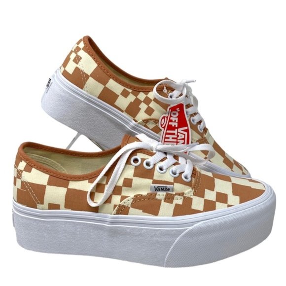 Vans | Shoes | Vans Authentic Platform Shoes Check Multi Canvas ...